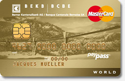 BCBE World Mastercard Or - moneyland.ch